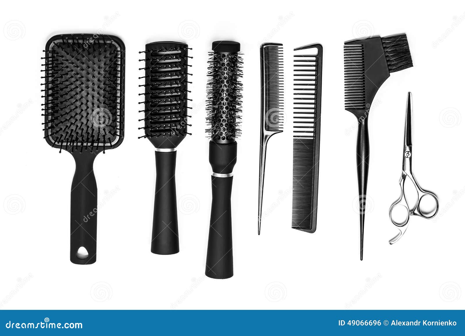 Hairdresser tools stock photo. Image of styling, black - 49066696