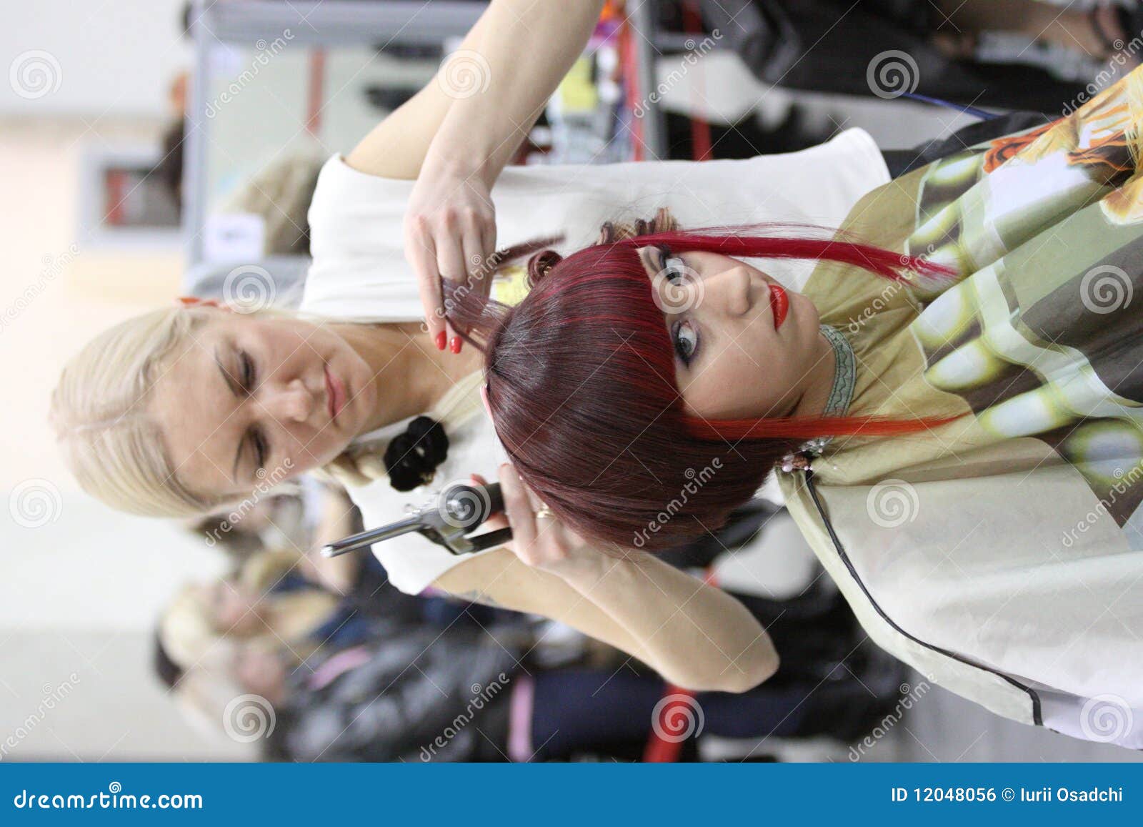 Hairdressing contest editorial photo. Image of cream - 12048056