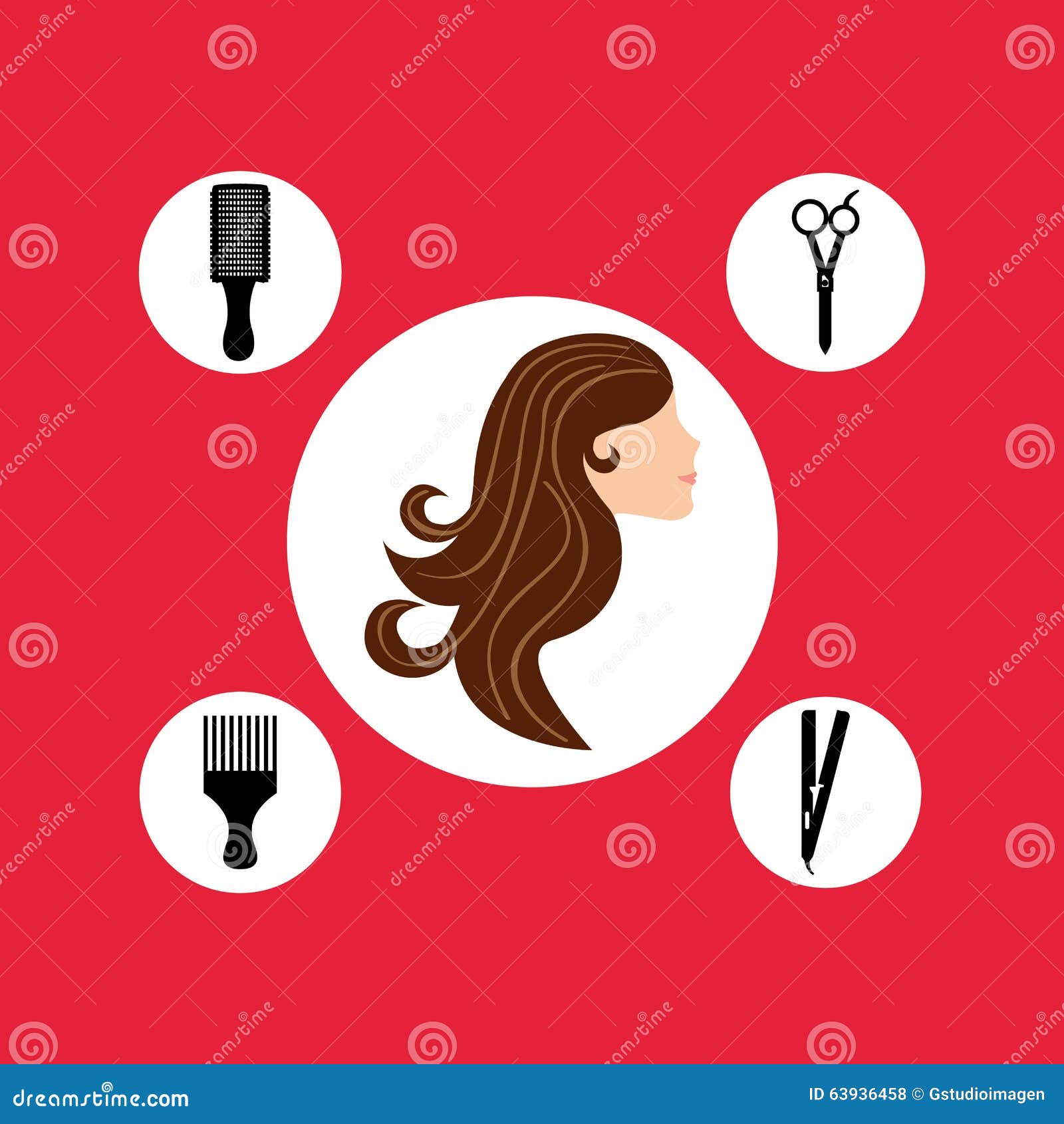 Hairdressing Stock Illustrations – 16,368 Hairdressing Stock ...