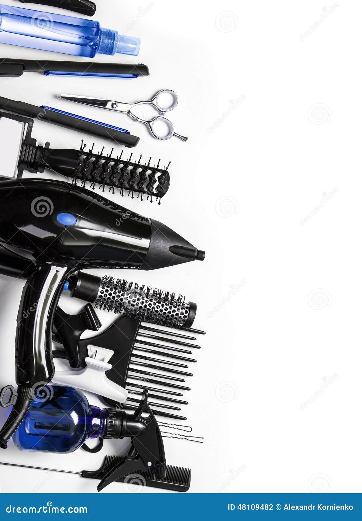 Hairdressing tools stock photo. Image of modern, object - 48109482