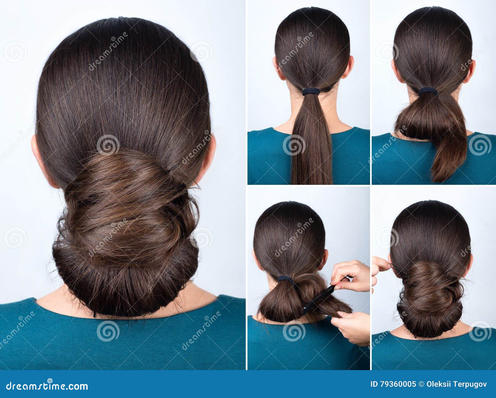 Easy Bun Hair Tutorials