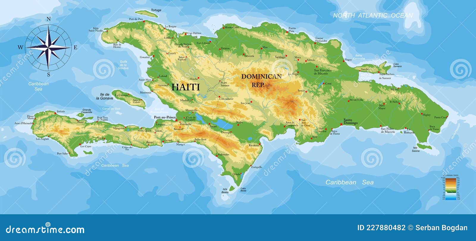 Large Detailed Road Map Of Dominican Republic Dominican Republic Large ... Large Detailed Road Map Of Dominican Republic Dominican Republic Large ...