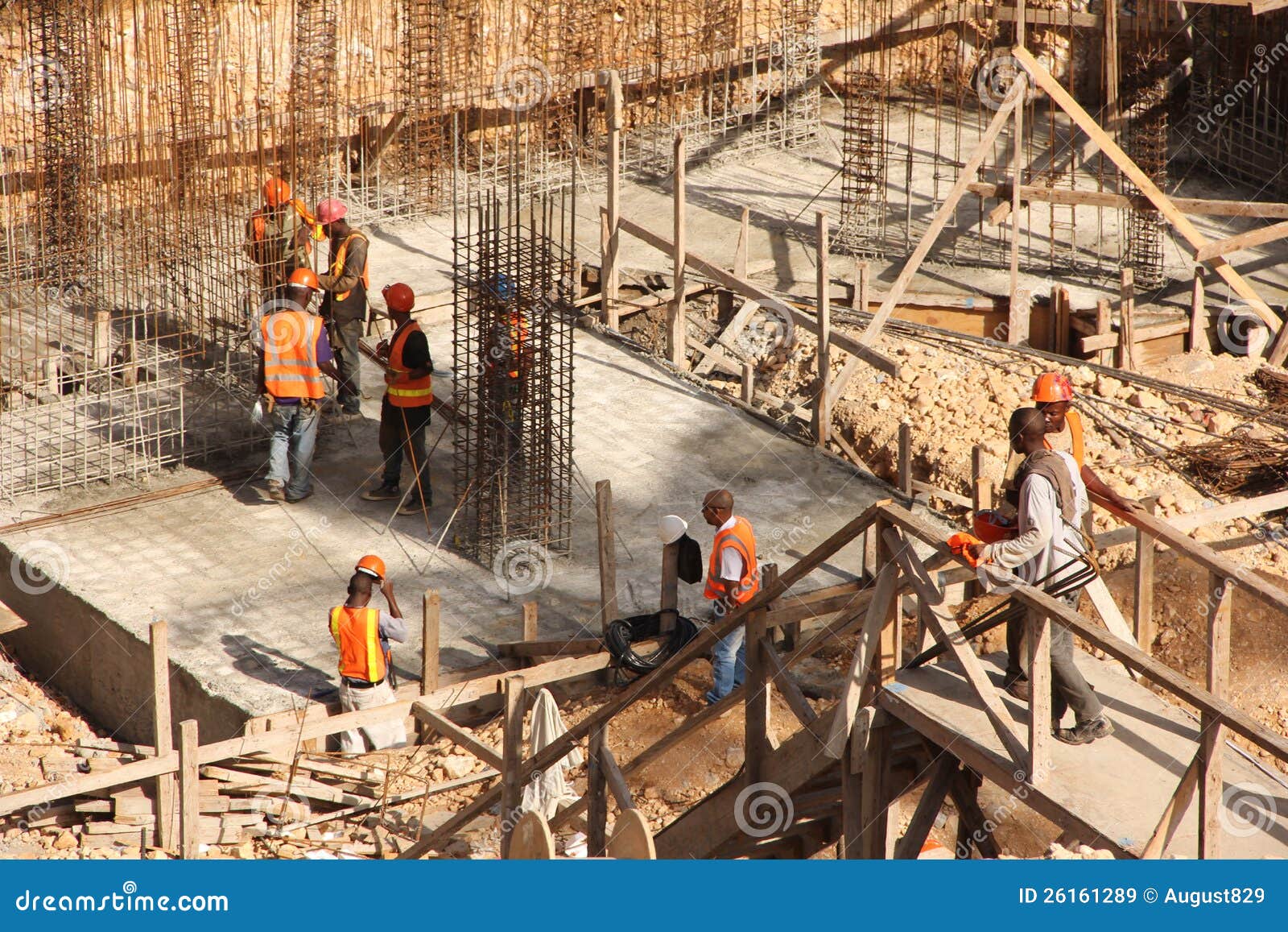 Haitian Construction Site editorial stock image. Image of ...