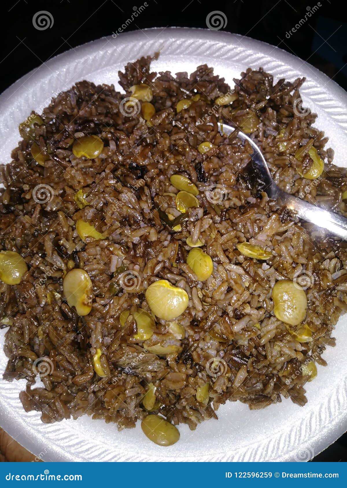 Jon jon rice stock image. Image of food, rice, haitian - 122596259