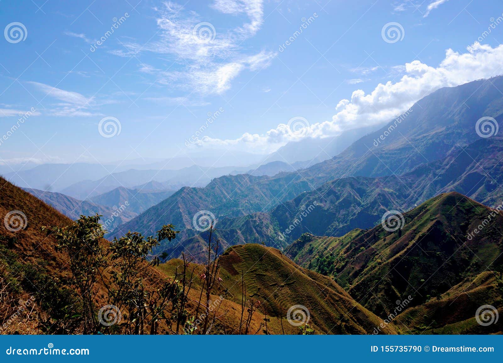 Haitian mountain range stock photo. Image of range, haiti - 155735790