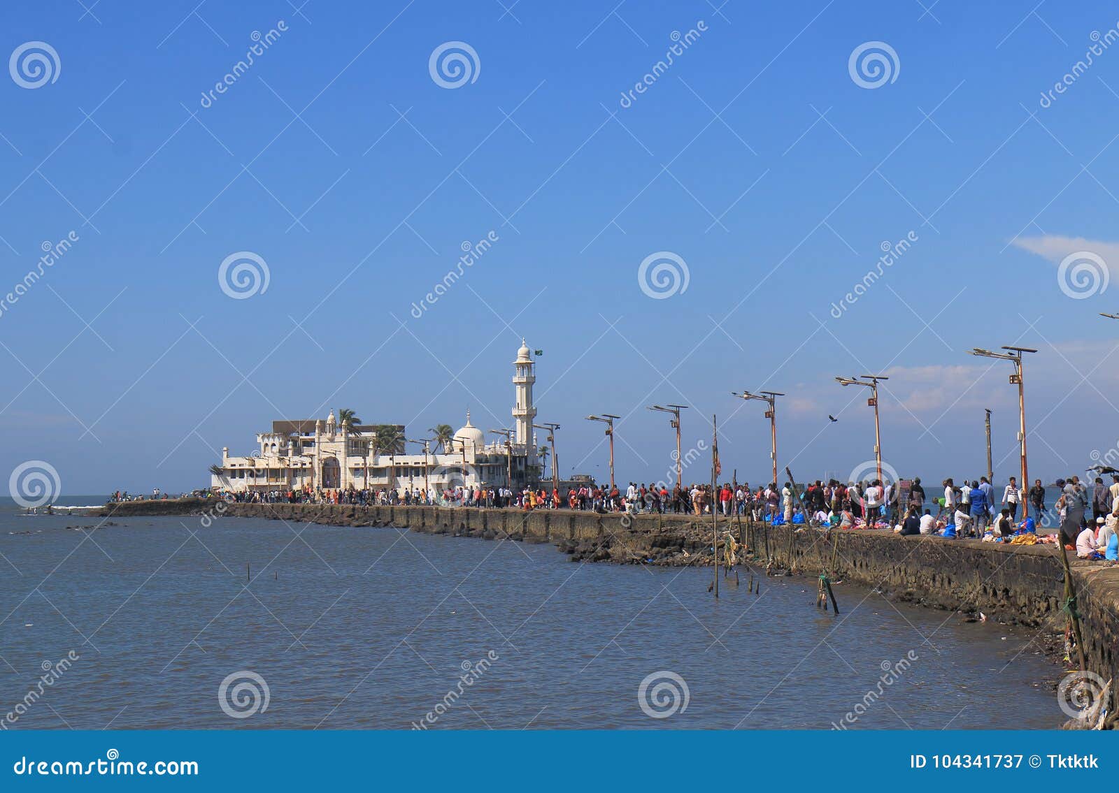 Haji Ali Dargah Mosque Mumbai India Editorial Photography - Image of ...