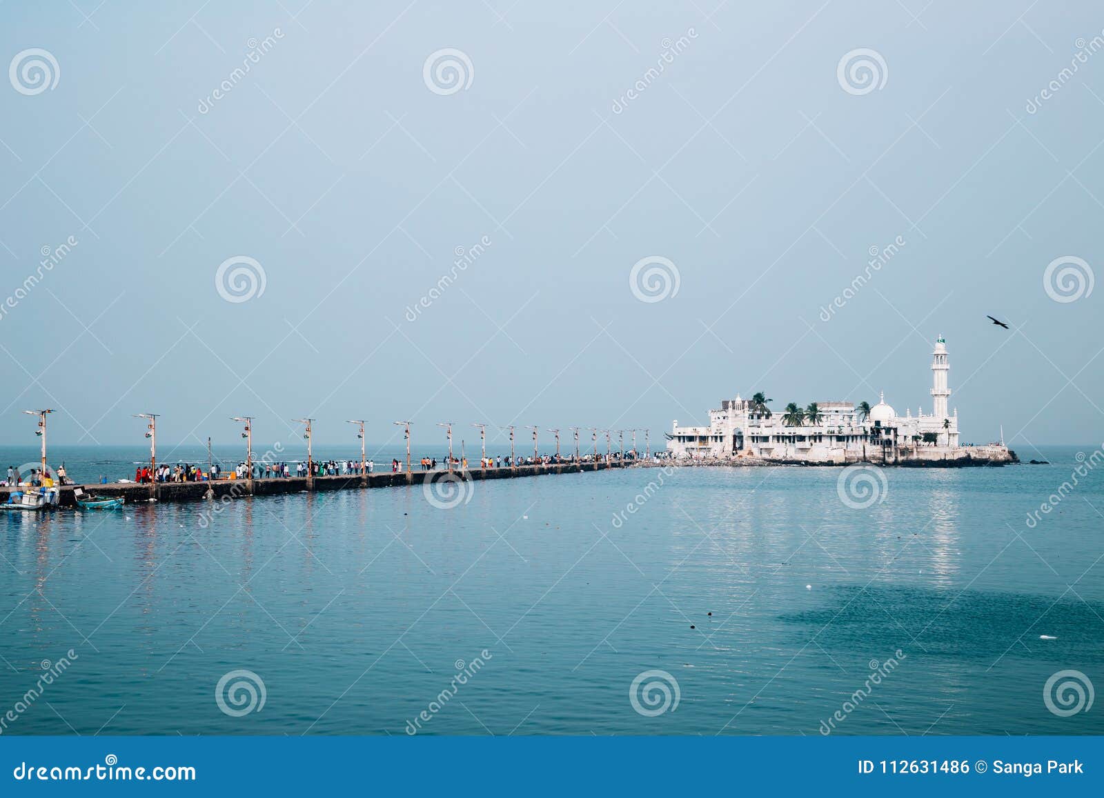 Haji Ali Dargah Mosque in Mumbai, India Stock Photo - Image of historic ...