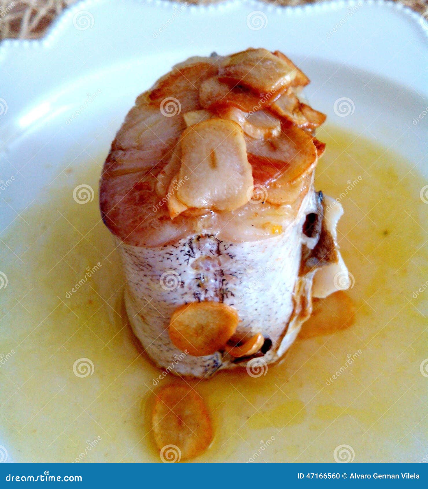 Hake in Ondarroa style. editorial image. Image of country - 47166560