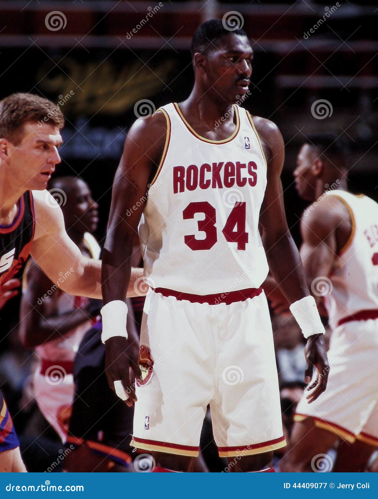 Hakeem Olajuwon, Houston Rockets Redactionele Fotografie - Image of ...
