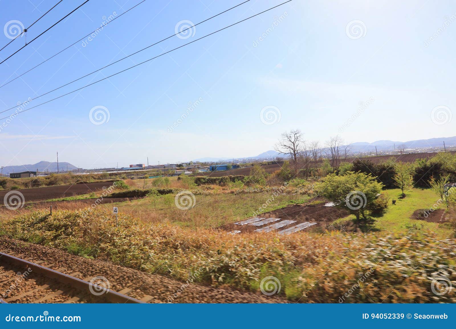 Hakodate Main Line in Hakodate, Hokkaido, Japan Stock Image - Image of ...