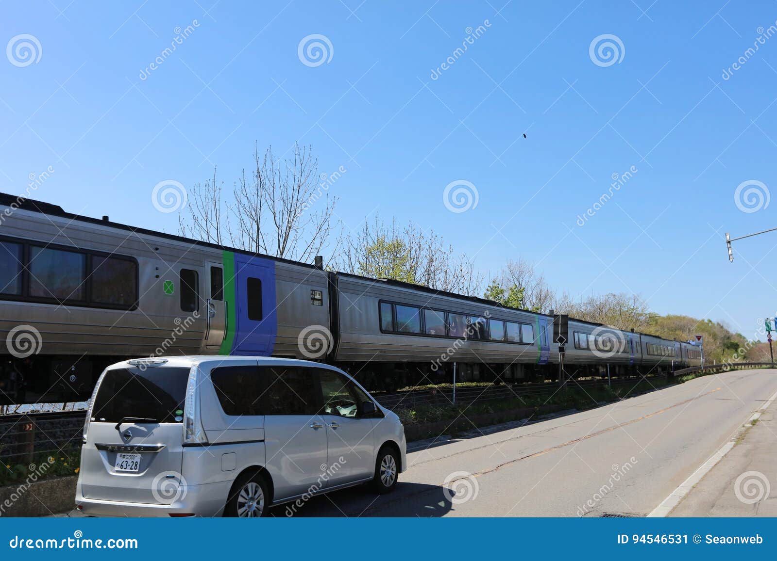 Hakodate Main Line in Hakodate, Hokkaido, Japan Editorial Photo - Image ...