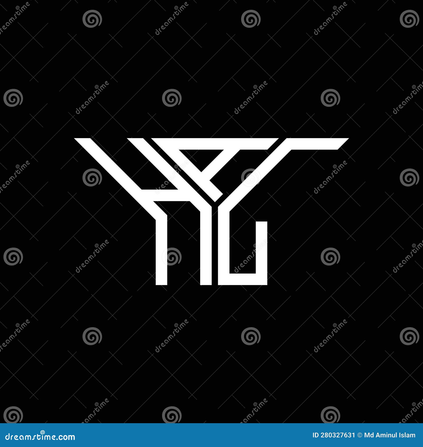 HAL Letter Logo Creative Design with Vector Graphic, HAL Simple and ...