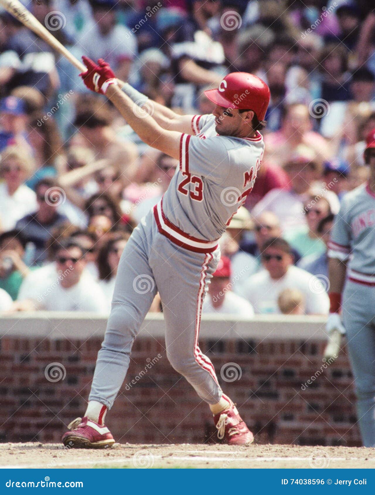 Hal Morris, Cincinnati Reds Fotografia Editoriale - Immagine di preso ...