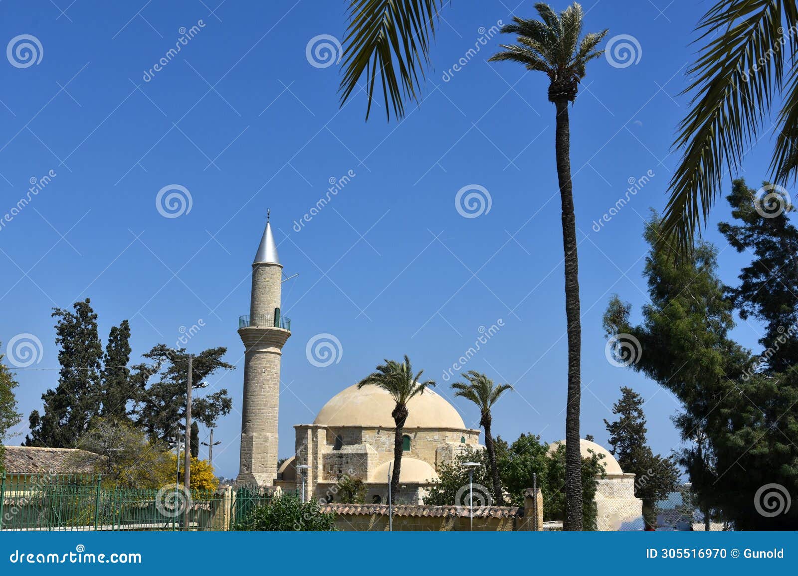 Hala Sultan Tekke Mosque Interior In Cyprus Larnaka Famous Tourism ...
