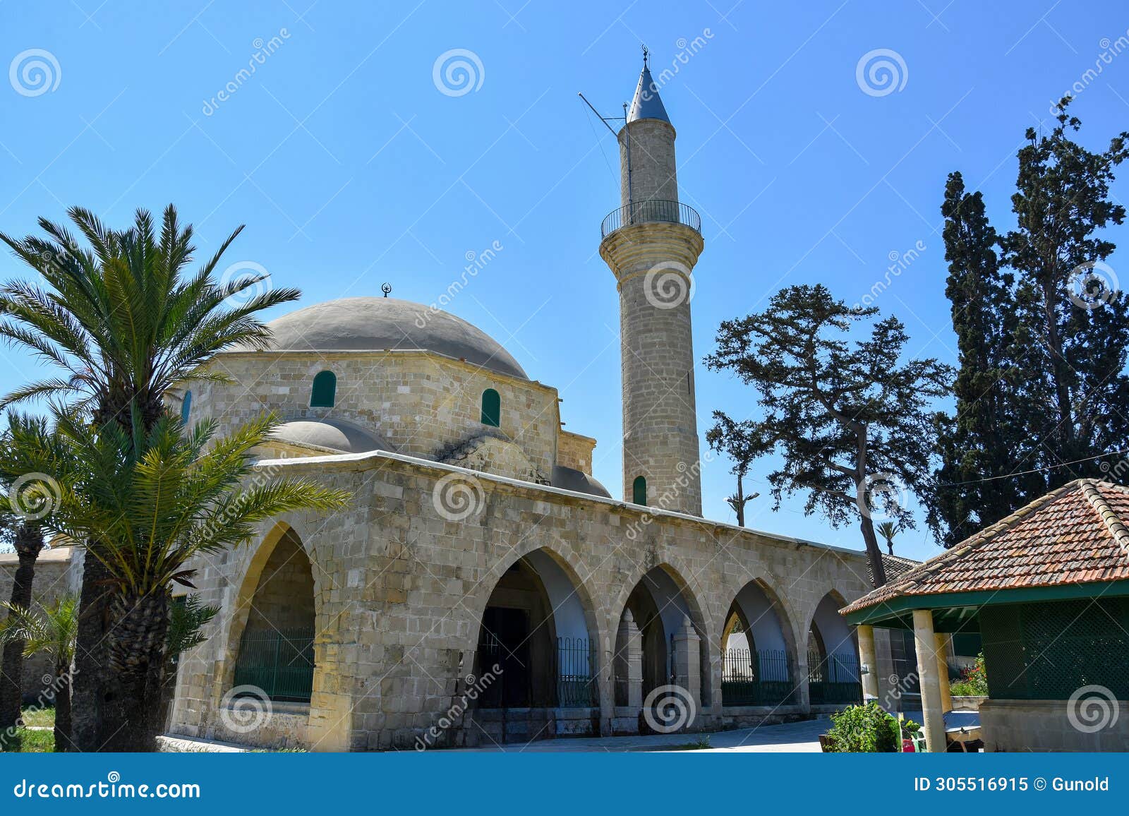 Hala Sultan Tekke Mosque Interior In Cyprus Larnaka Famous Tourism ...