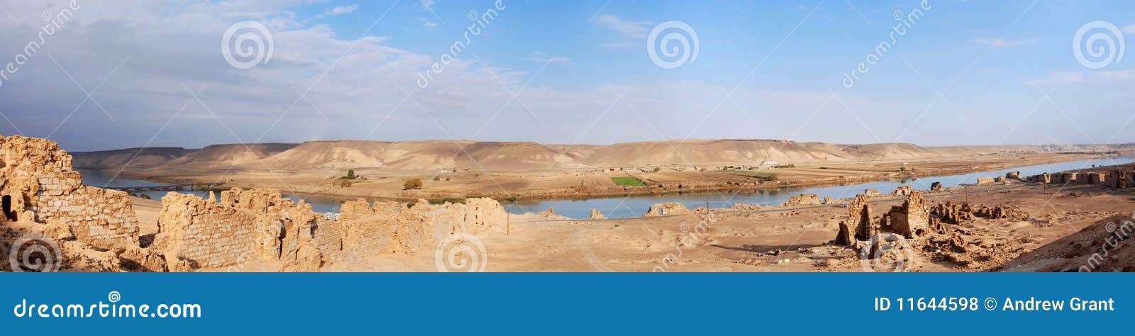 Halabiya Op De Rivier Van Eufraat Stock Foto - Image of buiten ...