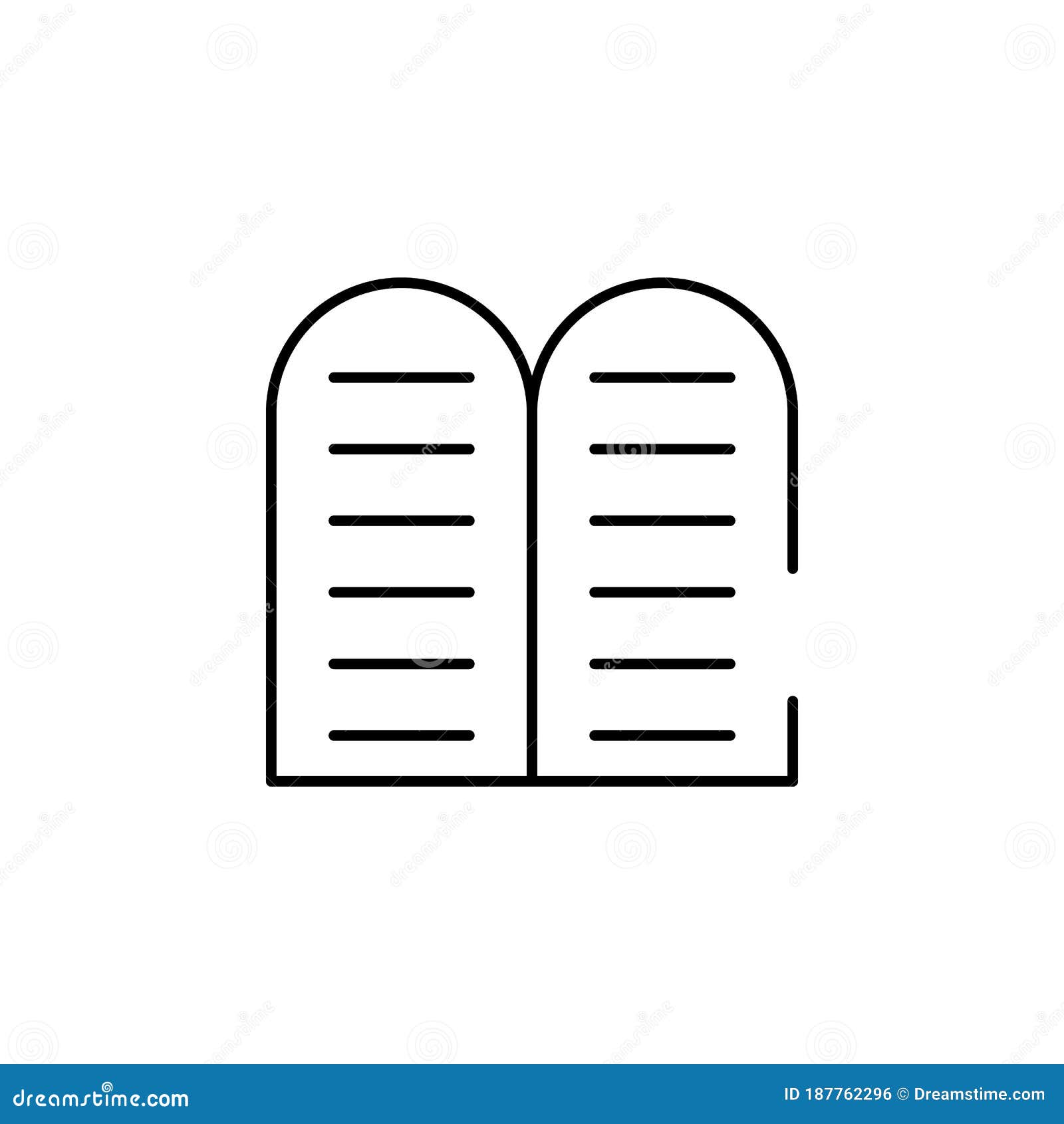 Halakha Icon. Element of Judaism for Mobile Concept and Web Apps Iicon ...