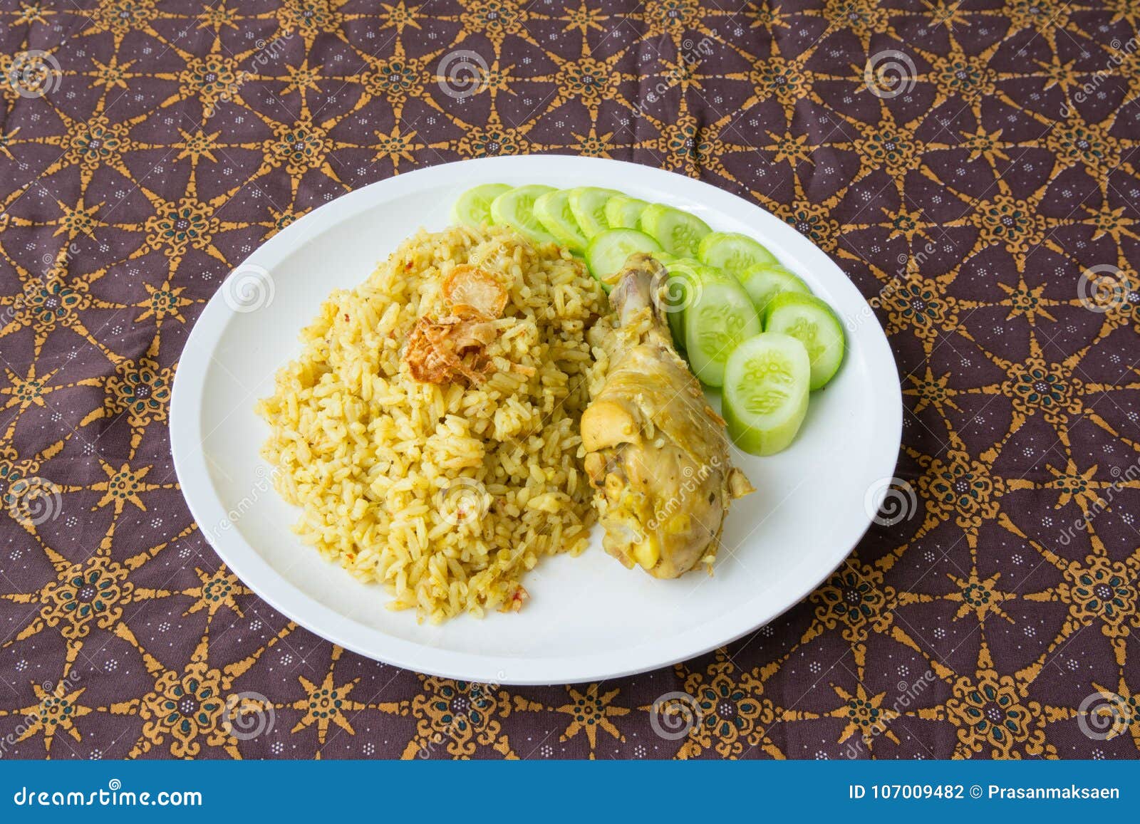 Halal food Arab rice stock photo. Image of kabab, dish - 107009482
