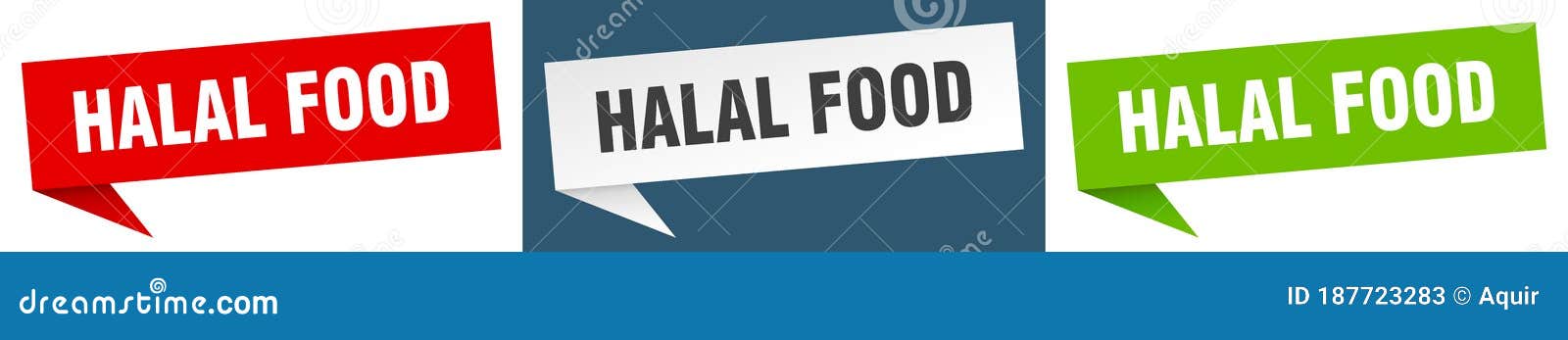 Pig Non Halal Banner Cartoon Vector | CartoonDealer.com #85766597