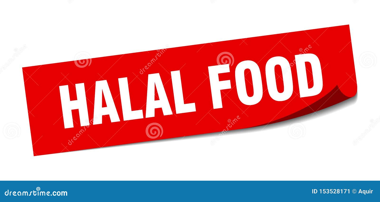 Halal food sticker. stock vector. Illustration of sticker - 153528171