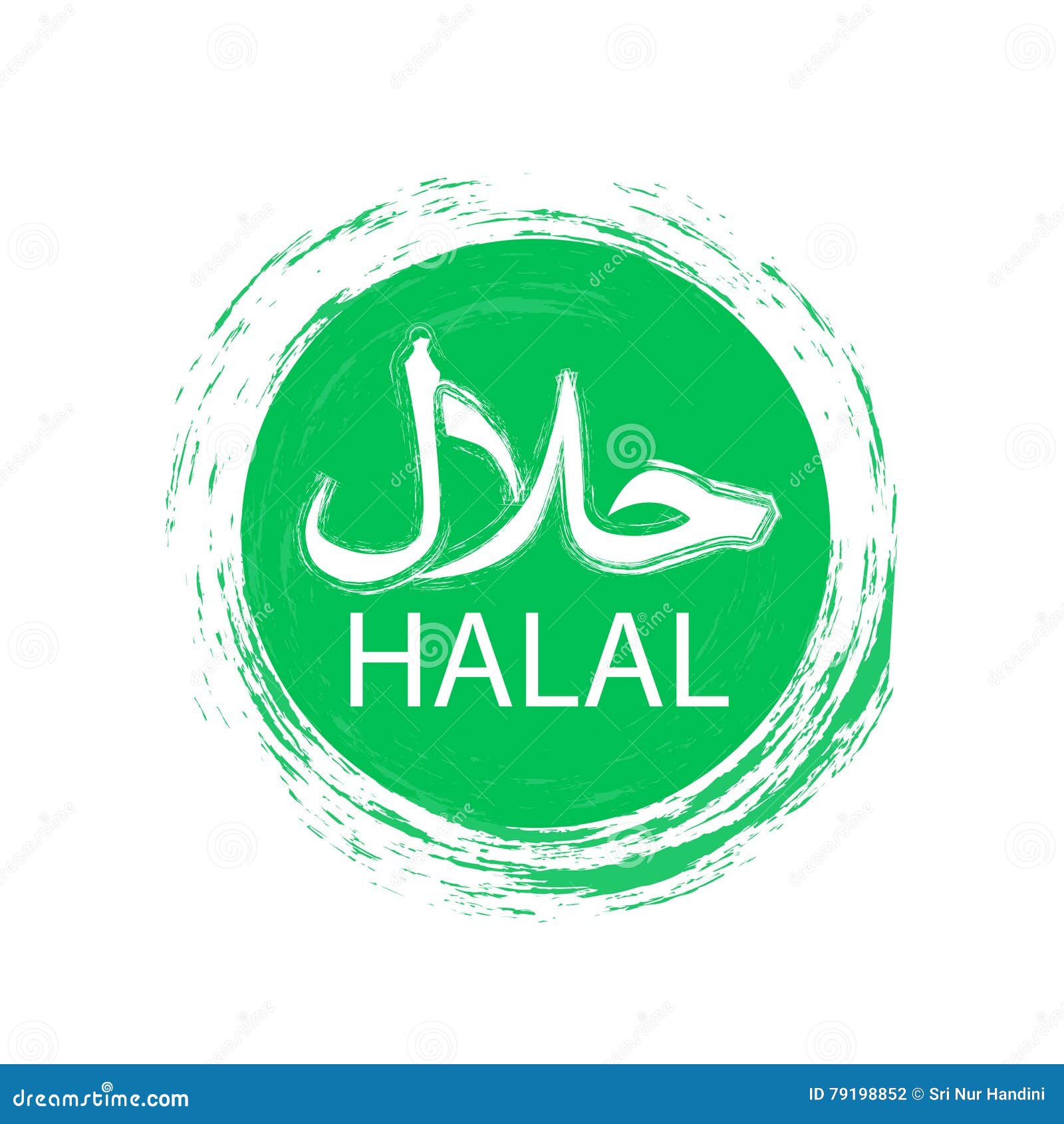 Halal Product Label stock vector. Illustration of approved - 79198852