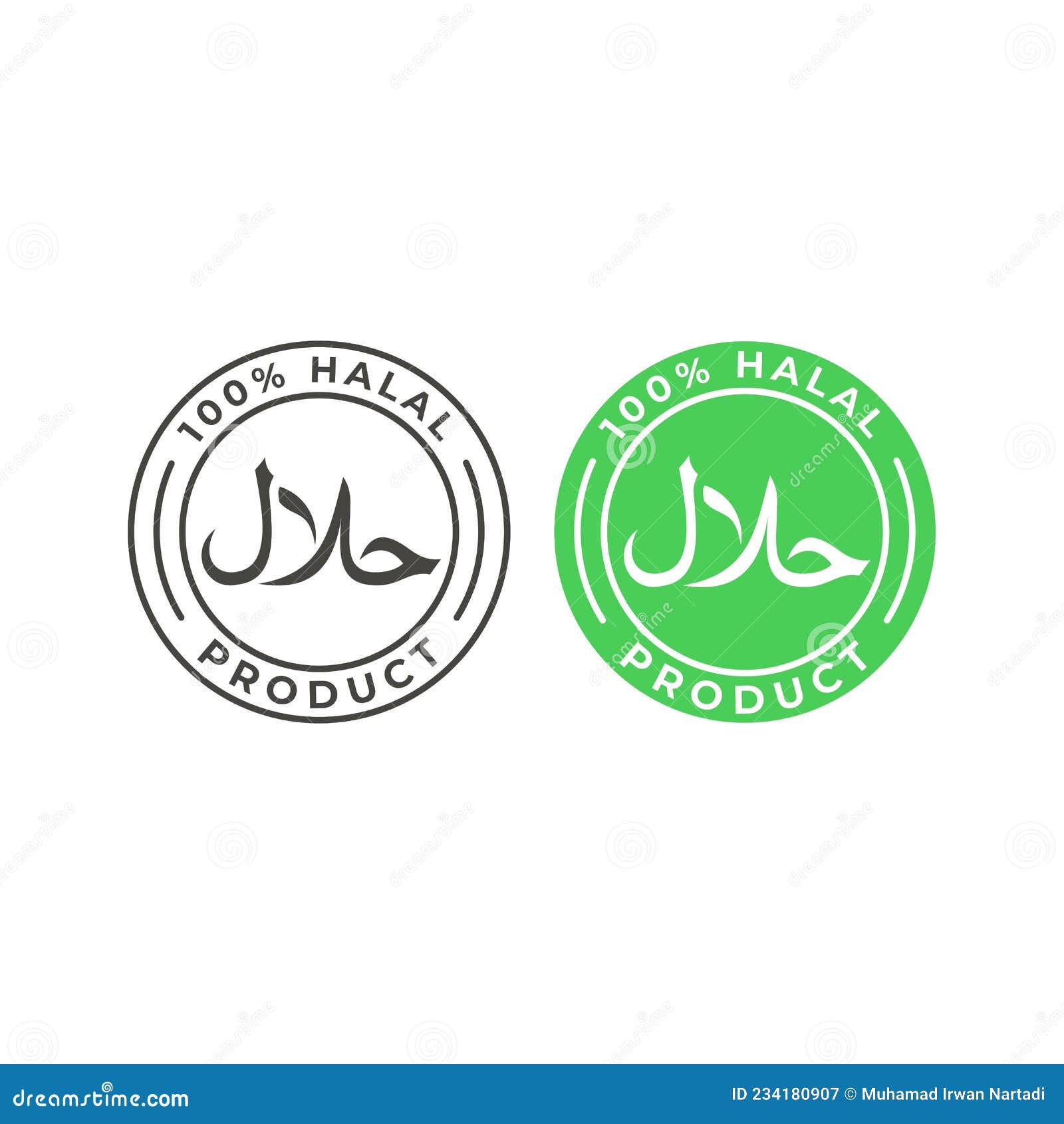 Halal Product Logo Certified Clipart Vector Illustration ...