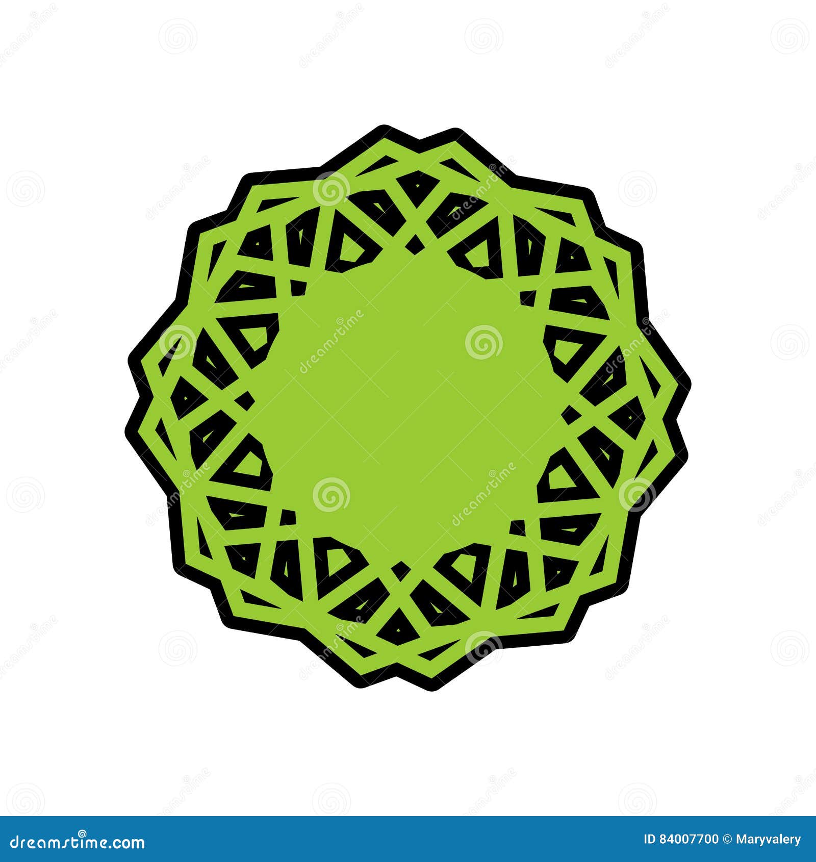 Halal Template for Islamic Pattern. Logo for Properly Cooked Foo Stock ...