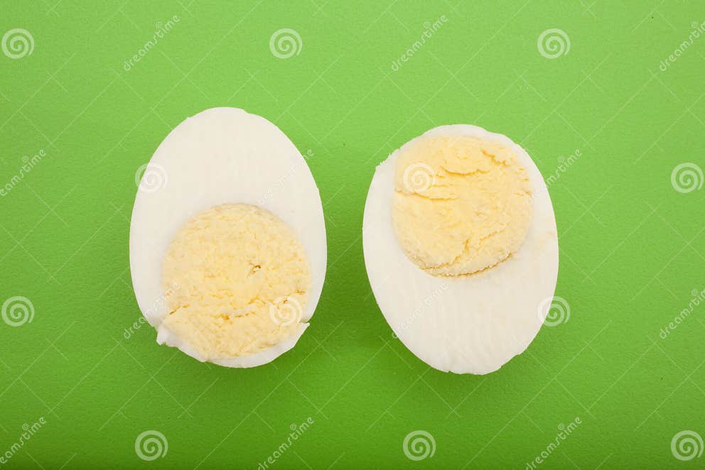 Halb und halb stockbild. Bild von eigelb, frühstück, kalorien - 10967207