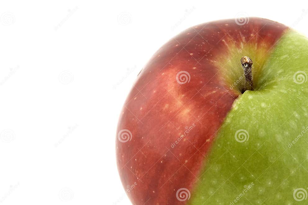 Halb und halb stockbild. Bild von hälften, form, frucht - 85709