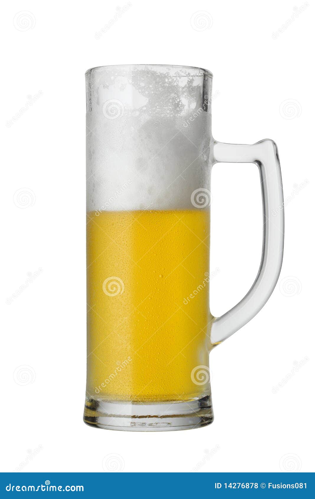 Halb voller Bier Becher stockfoto. Bild von ausschnitt - 14276878