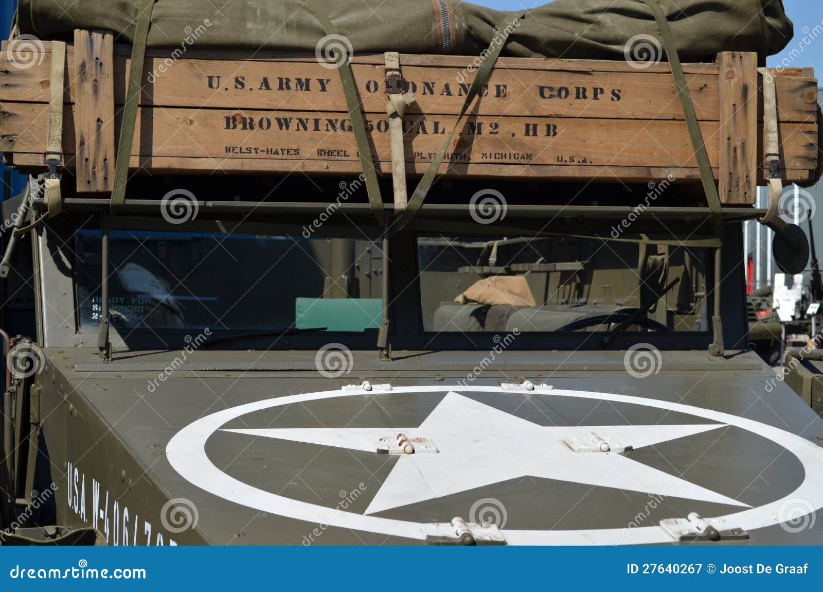 Halbe Spur Der AMERIKANISCHEN Armee WW2 Redaktionelles Stockfotografie ...