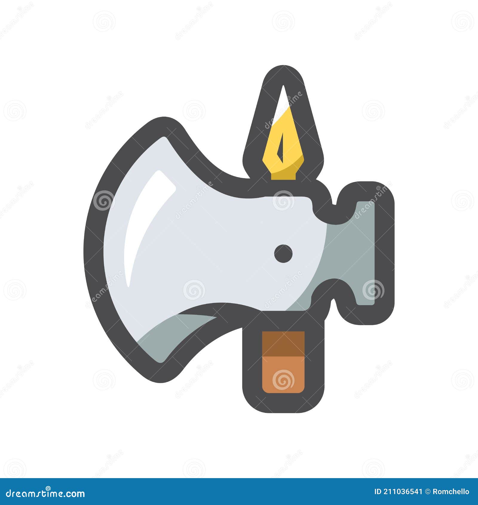 Halberd Medieval Weapons Vector Icon Cartoon Illustration. Stock Vector ...
