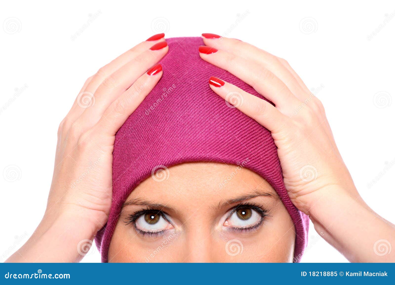 Halbes Gesicht stockbild. Bild von islamisch, abgedeckt - 18218885