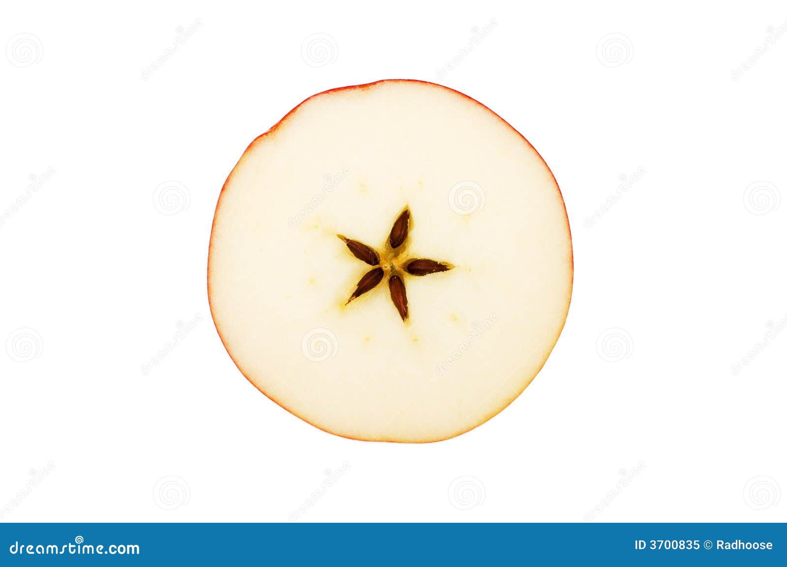 Halbierter Roter Apfel Lizenzfreies Stockfoto - Bild: 3700835