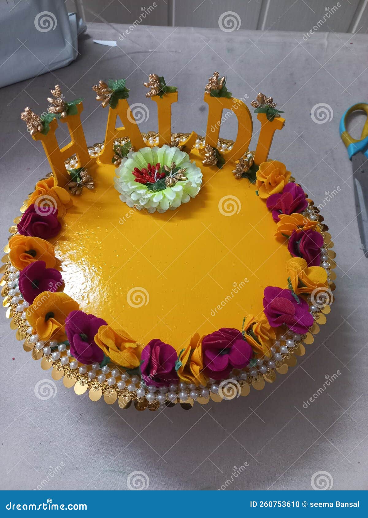 Haldi platter for weddings stock photo. Image of groom - 260753610