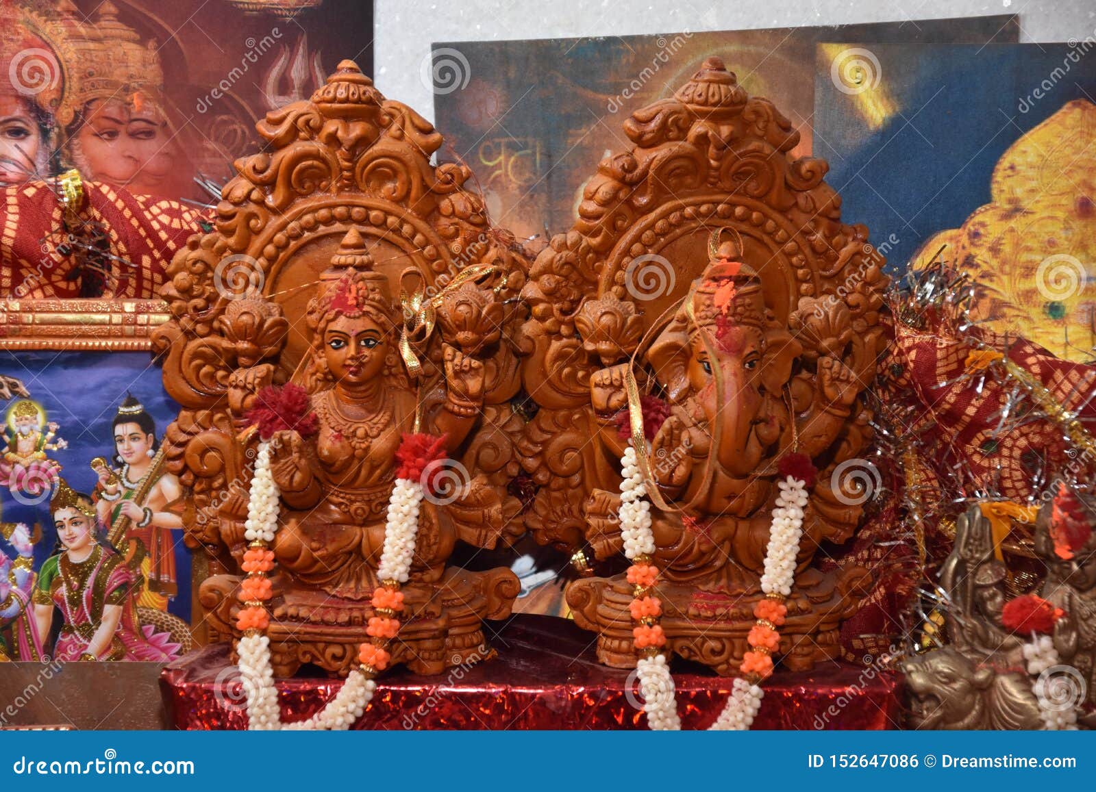 Haldi Rasam with Indian Gods Stock Photo - Image of important ...