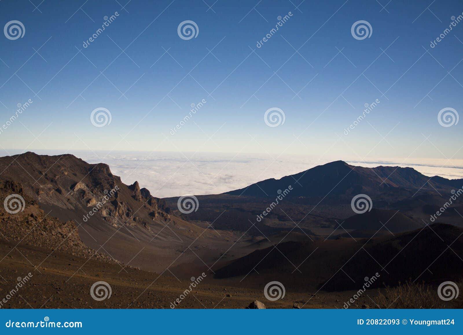 Haleakala Crater, Maui Hawaii Stock Image - Image of nature, altitude ...