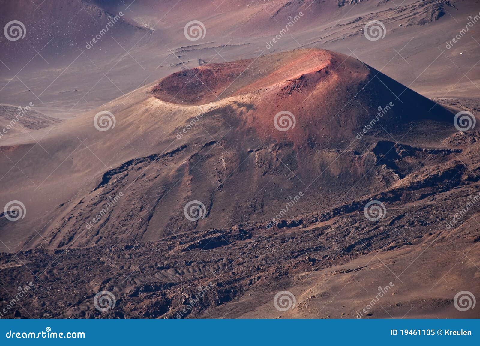 Haleakala Crater Volcanic Cone Stock Image - Image of stone, haleakala ...