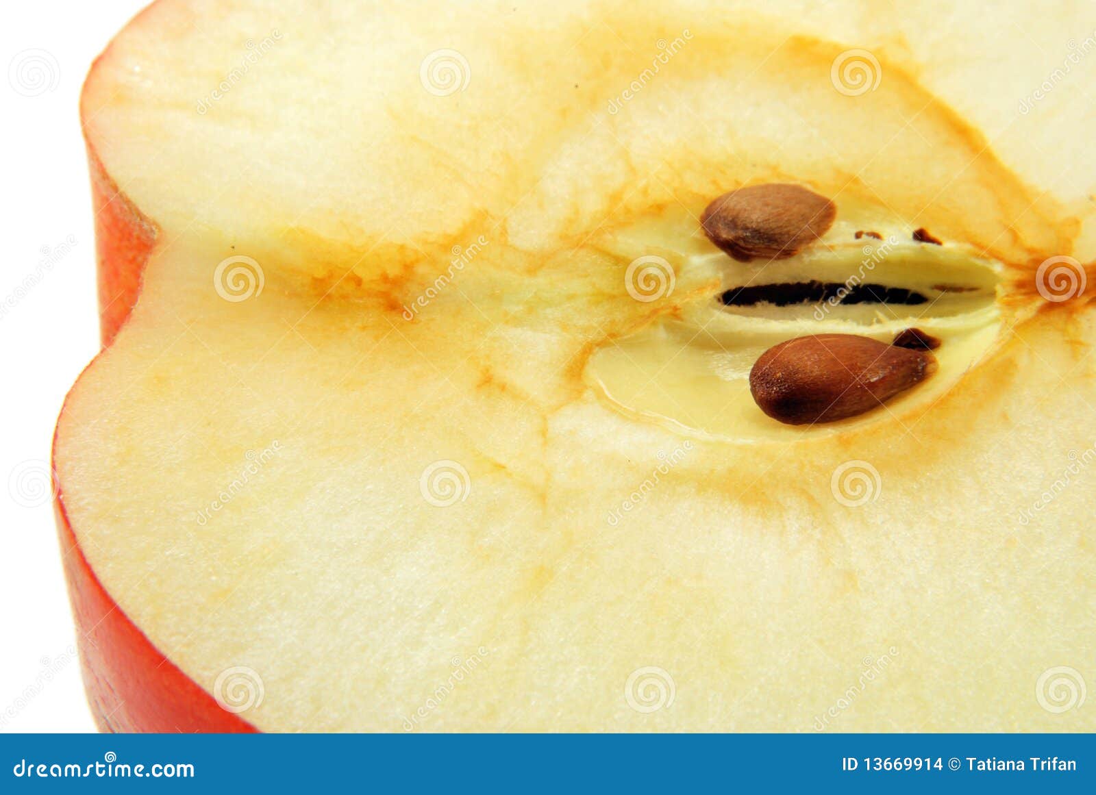 Half of an apple stock photo. Image of delicious, eating - 13669914