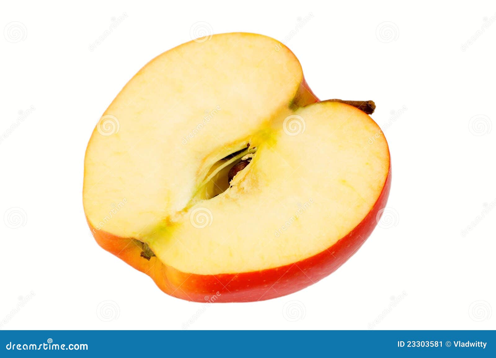 Half of apple stock image. Image of dieting, natural - 23303581
