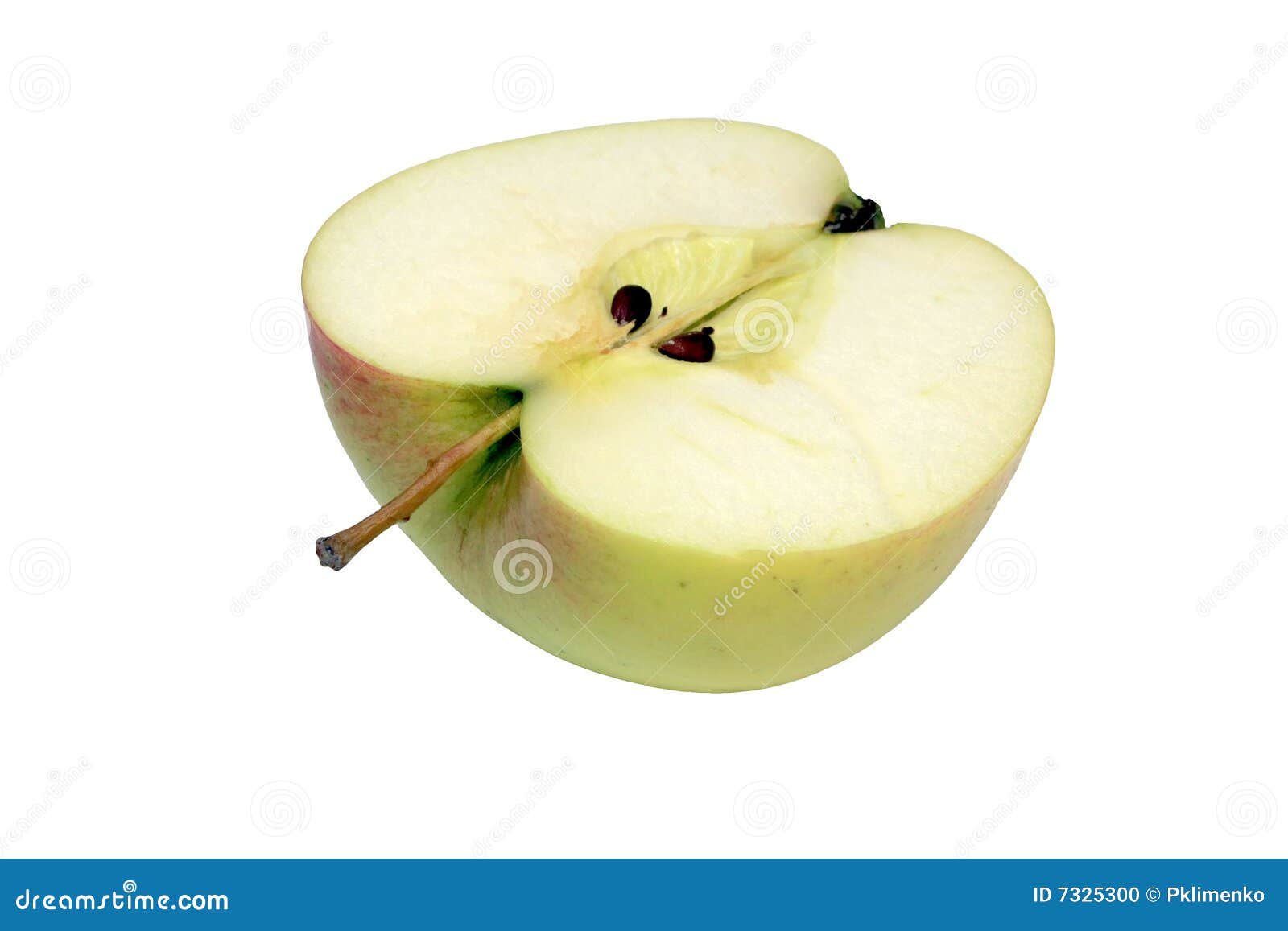 Half of apple stock photo. Image of apple, food, nice - 7325300