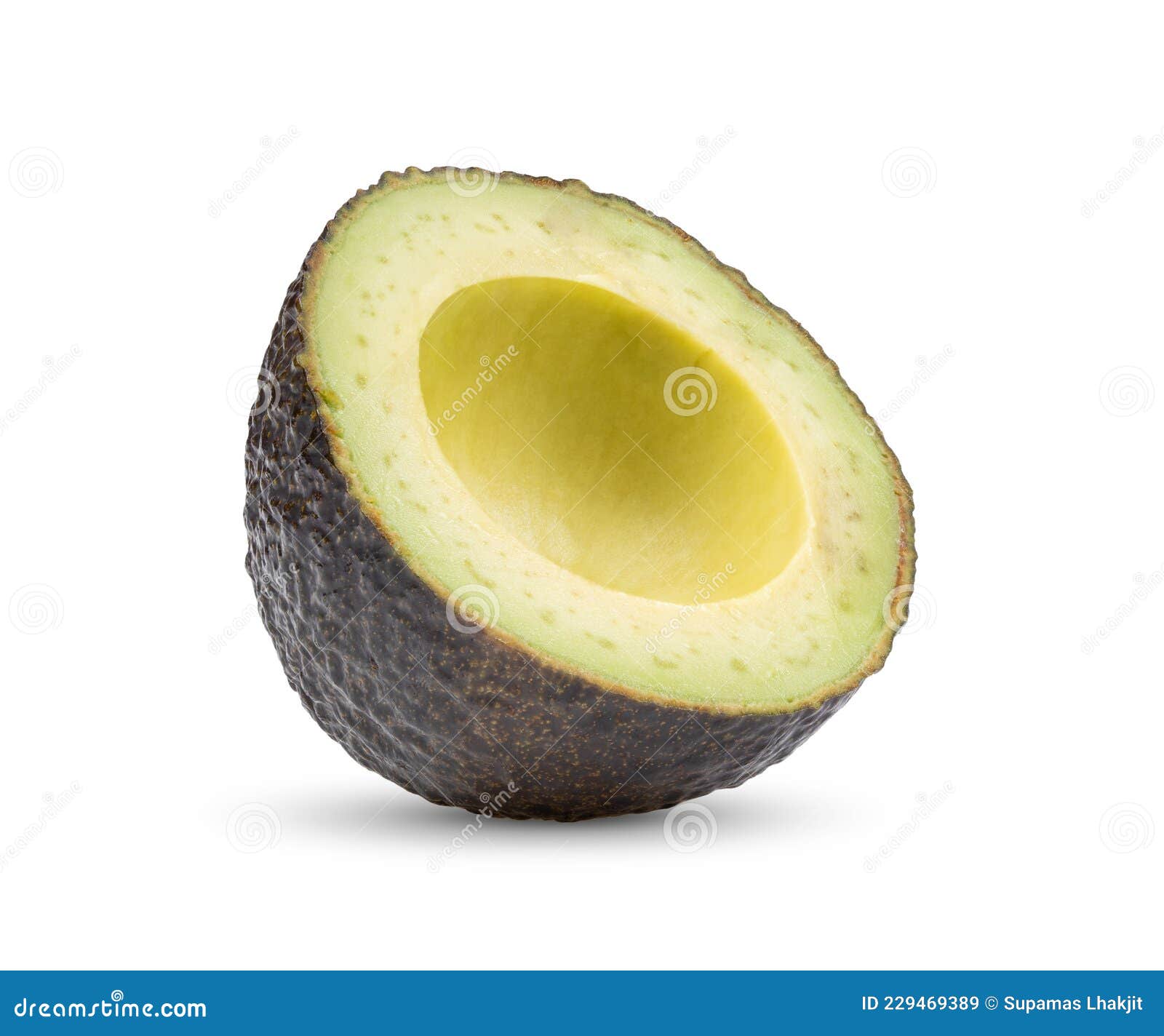 Half Avocado Isolated on White Stock Image - Image of ingredient, seed ...