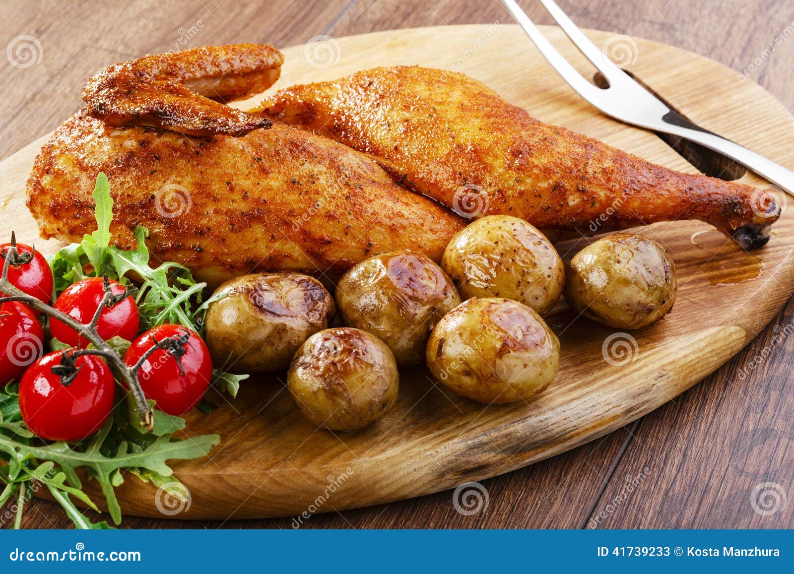 Half baked chicken stock image. Image of cooked, closeup - 41739233