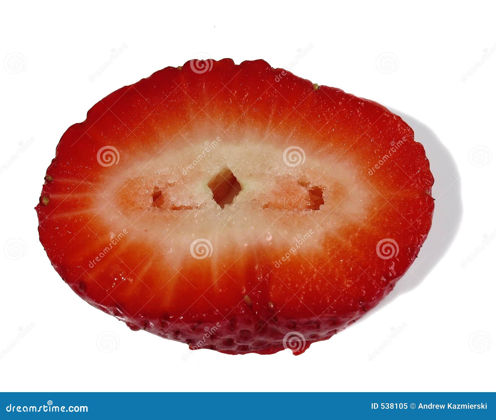 Half Berry stock image. Image of strawberry, fiber, interior - 538105