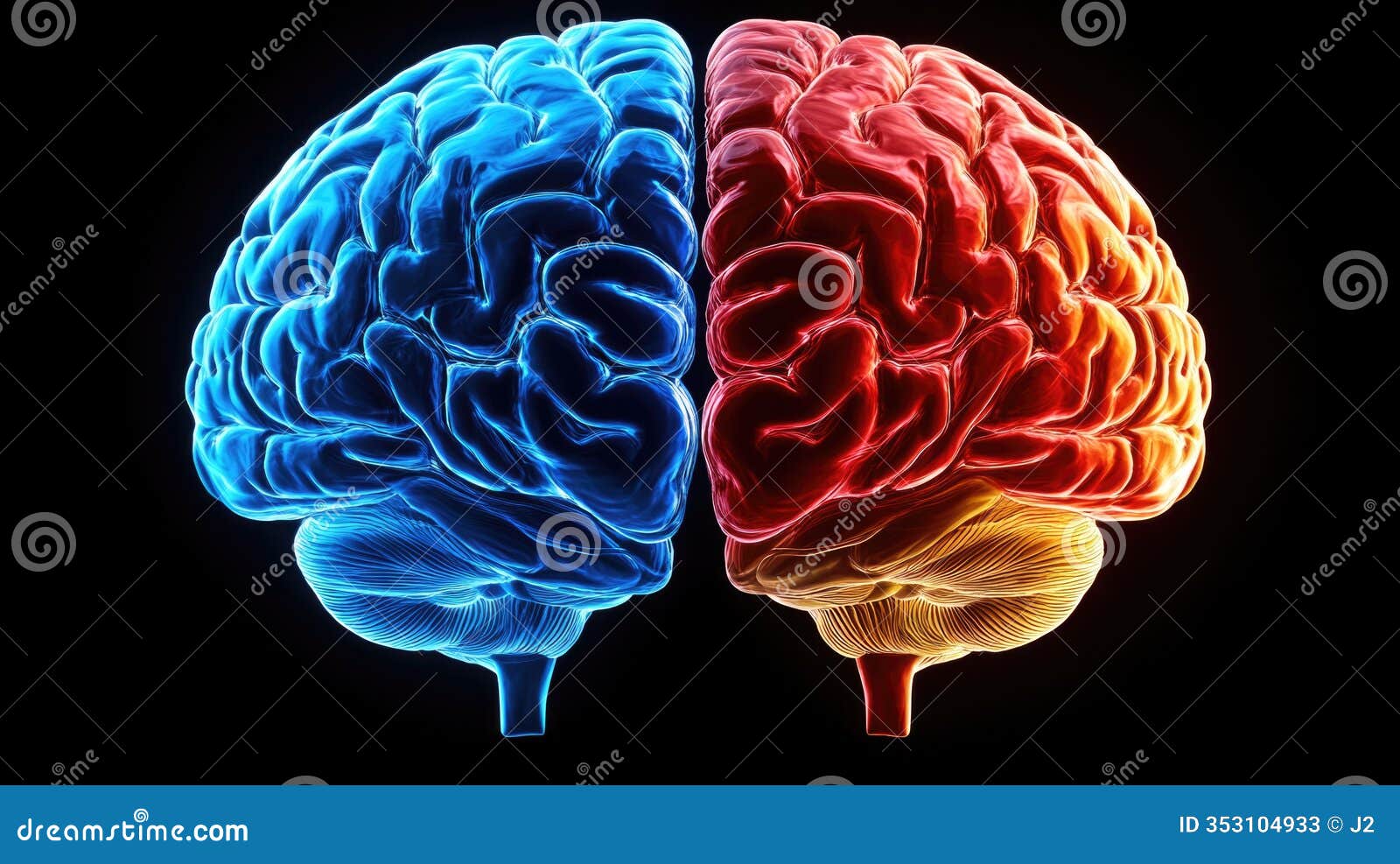 Two Half Red Half Blue Pill Capsule. 3D Stock Photo | CartoonDealer.com ...