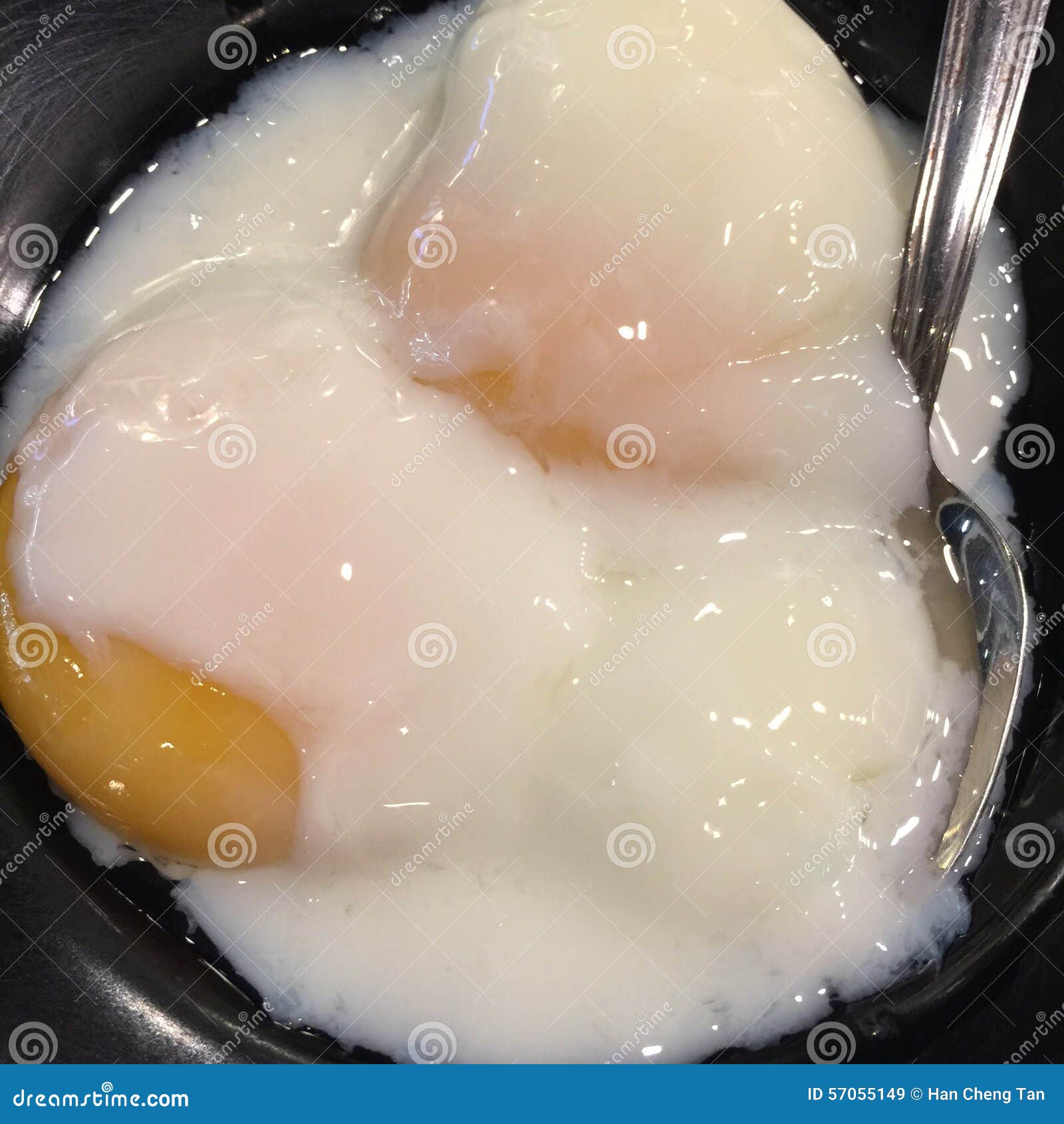 Half Boiled Egg stock image. Image of yolk, protein, boiled - 57055149