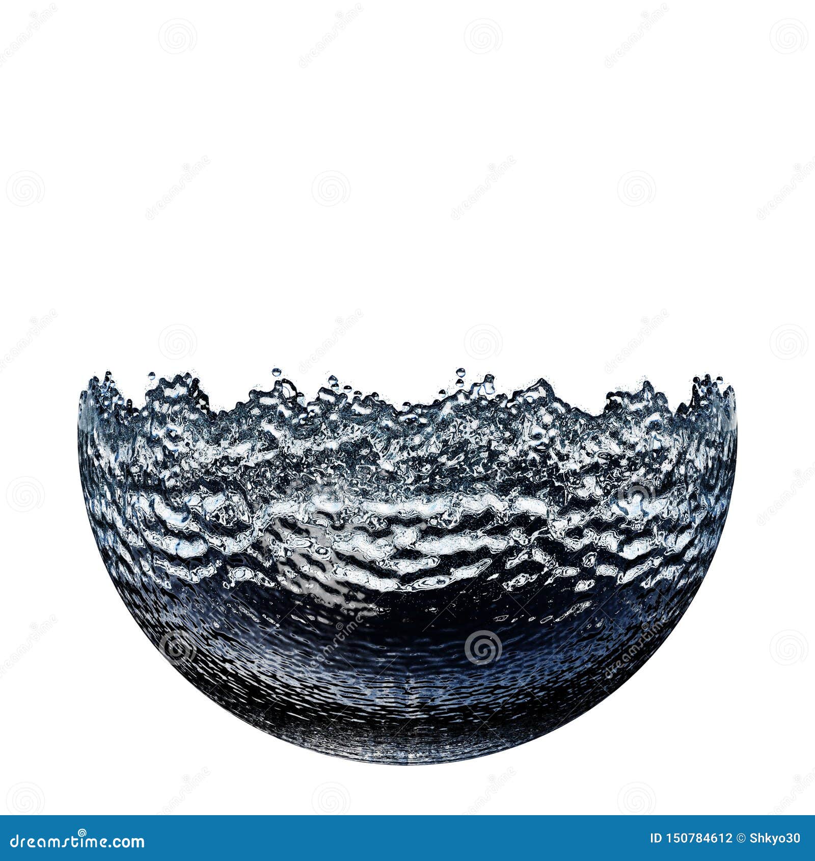 Liquid Ball Rotates And Boils. Design. 3D Ball Rotates And Begins To ...