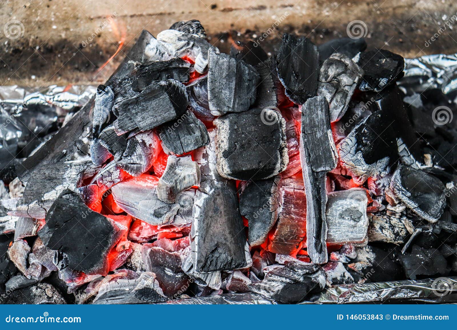 Half Burned Coal with Sparks Flying Around Stock Image - Image of fire ...
