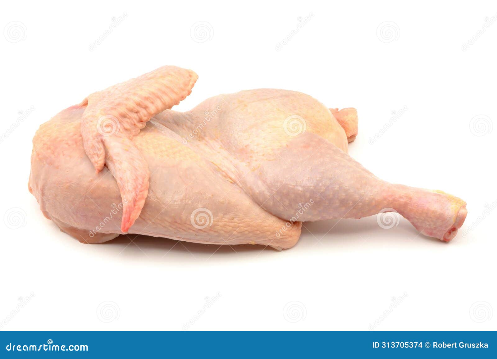 Half of a chicken stock photo. Image of thigh, meat - 313705374