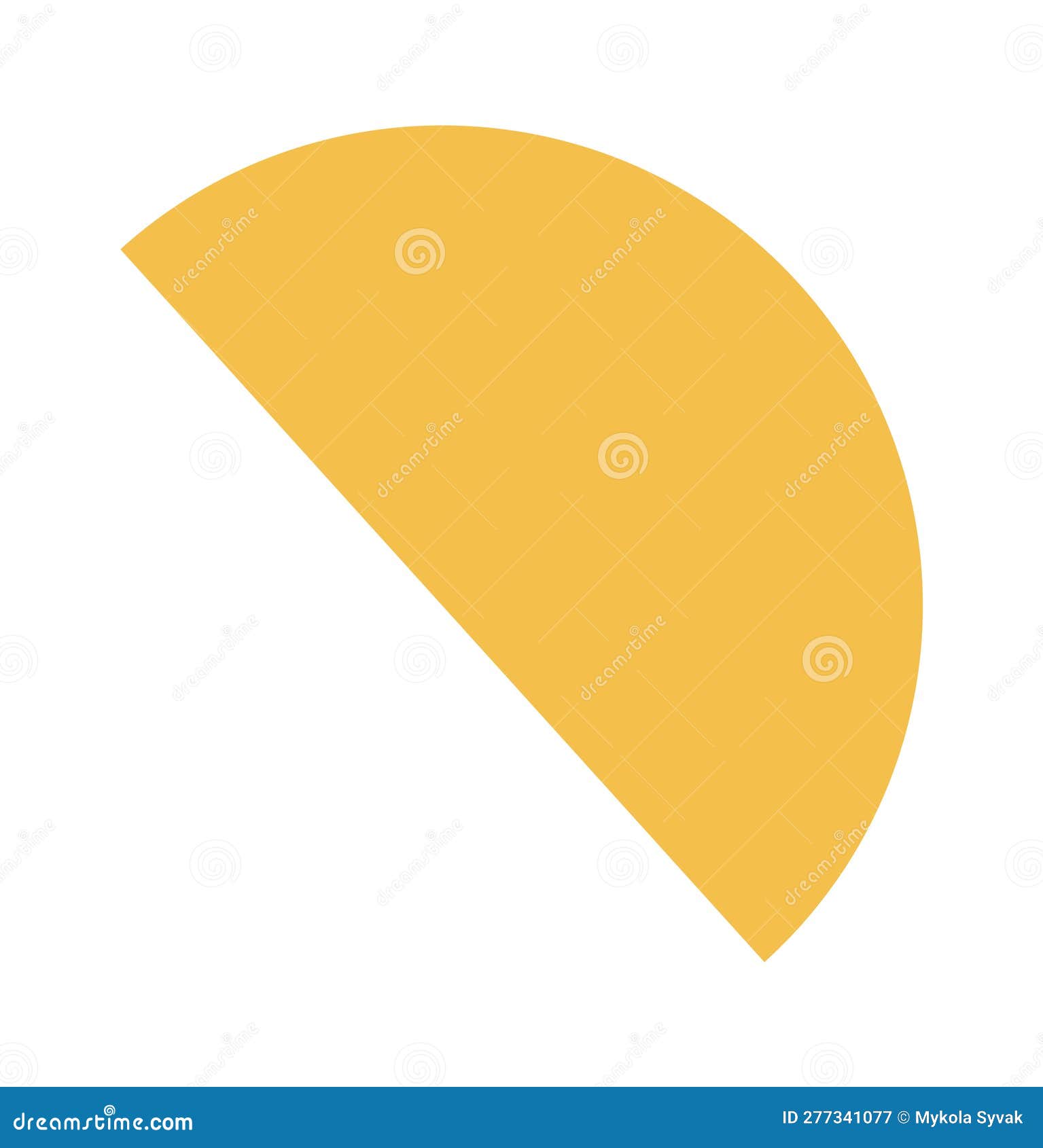 Half Circle Element stock vector. Illustration of circle - 277341077